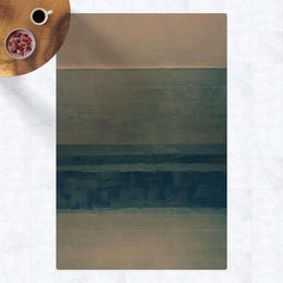 Bilderwelten Kork-Teppich maritim blau originell Korkmatte - Die Flut - Deko Wohnzimmer Schlafzimmer