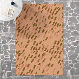 Bilderwelten Kork-Teppich Illustration gr&uuml;n Korkmatte - Dicker Borstenpinsel Taunus - Deko Wohnzimmer Schlafzimmer