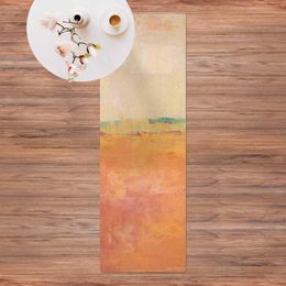 Bilderwelten Kork-Teppich Abstrakt orange Natur Korkmatte - Oase in der W&uuml;ste - W&uuml;ste Wohnzimmer Schlafzimmer