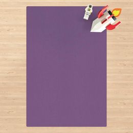 Bilderwelten Kork-Teppich Unifarben violett Korkmatte - Flieder - Deko Wohnzimmer Schlafzimmer