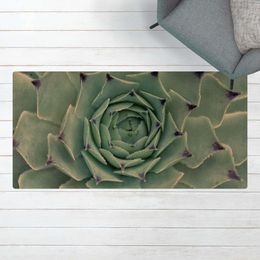 Kork-Teppich - Kaktus Agave - Tropisch t&uuml;rkis Korkmatte Pflanzen Wohnzimmer Schlafzimmer
