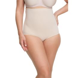 SuSa Damen Miederhose "Hohe Miederhose Shapewear", Gr. 38, beige, Stoff, Obermaterial: 60% Polyamid Polyam.recyc. 38% Elasthan EL. 2% Baumwolle CO.,