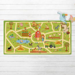 Kork-Spielteppich Bauernhof - Der gro&szlig;e Rundweg