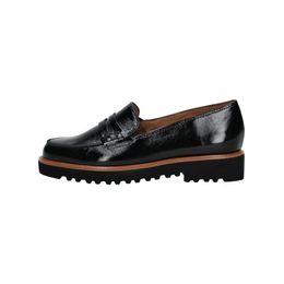 Paul Green Damen Slipper "Paul Green Slipper Leder", Gr. 40,5, schwarz, Leder, Schuhe