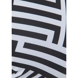 Buffalo Damen Push-Up-Bikini-Top "Gioletta", schwarz-wei&szlig;, Gr. 40, bedruckt, gemustert, Obermaterial: 83% Polyamid, 17% Elasthan. Futter: 100%