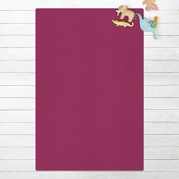 Bilderwelten Kork-Teppich Unifarben violett Korkmatte - Orchidee - Deko Wohnzimmer Schlafzimmer
