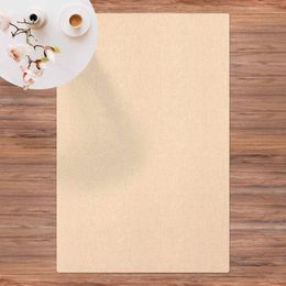 Bilderwelten Kork-Teppich Unifarben beige Korkmatte - Cr&egrave;me - Deko Wohnzimmer Schlafzimmer