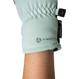 Reusch Damen Skihandschuhe "Mesa R-TEX XT"hellgr&uuml;n, Gr. 8,5, mehrfarbig, 41% Polyester, 27% Wolle, 15% Ziegenleder, 14% Polyamid, 3% Elasthan,