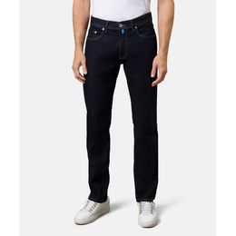 Pierre Cardin Herren Tapered-fit-Jeans "Lyon Tapered", blau, Gr. 40, Denim/Jeans, Obermaterial: 70% Baumwolle, 24% Lyocell, 4% Polyester, 2%