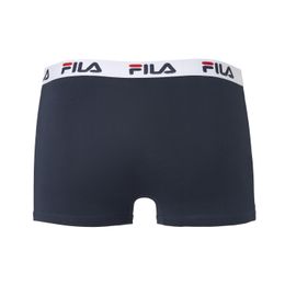 Fila Herren Boxer "MAN BOXER SHORTS", Gr. M, blau, Single Jersey, Graumeliert (Obermaterial): 67% Baumwolle, 28% Elasthan, 5% Polyester.