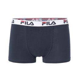 Fila Herren Boxer "MAN BOXER SHORTS", Gr. S, blau, Single Jersey, Graumeliert (Obermaterial): 67% Baumwolle, 28% Elasthan, 5% Polyester.