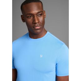 Bruno Banani Herren Funktionsshirt, blau, Gr. XXXL, Single Jersey, Obermaterial: 96% Polyester, 4% Elasthan, Shirts, T-Shirt aus schnelltrockenem