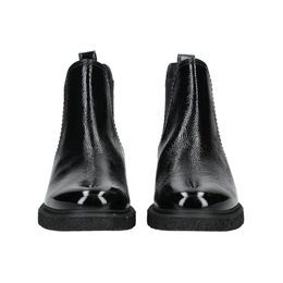 Paul Green Damen Ankleboots "Paul Green Stiefelette Leder/Textil", Gr. 40, schwarz, Leder, Textil, Schuhe