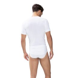 Mey Herren T-Shirt "Noblesse", Gr. M, wei&szlig;, Feinripp, Obermaterial: 100% Baumwolle, unifarben, Shirts, Ohne auftragende Seitenn&auml;hte