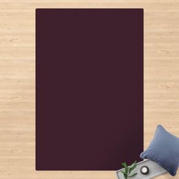 Kork-Teppich - Aubergine - Unifarben violett Korkmatte Deko Wohnzimmer Schlafzimmer