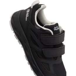 Jack Wolfskin M&auml;dchen Sneaker "WOODLAND 2 TEXAPORE LOW VC K", Gr. 31, grau, Obermaterial: Synthetik. Obermaterial 2: Textilmaterial. Futter: