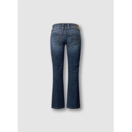 Pepe Jeans Damen Slim-fit-Jeans "ICONIC GEN"blau used, Gr. 29, Denim/Jeans, Obermaterial: 99% Baumwolle, 1% Elasthan, Jeans, Mid Waist