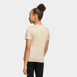 M&auml;dchen T-Shirt "JUNIOR GIRLS GRAFIK, TIERMUSTER", beige, Gr. 170, adidas Sportswear, Obermaterial: 100% Baumwolle, Shirts
