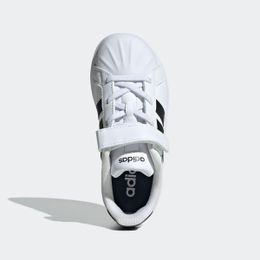 M&auml;dchen Sneaker "STREETTALK", adidas Sportswear, Gr. 34cloud wei&szlig;, core schwarz, core schwarz, Synthetik, Schuhe, inspiriert vom Design des adidas