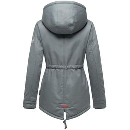 Marikoo Damen Winterjacke "Manolya", blau, Gr. M, Oberstoff: 100% Baumwolle. Futter: 100% Polyester. Wattierung: 100% Polyester. &Auml;rmelfutter: 100%