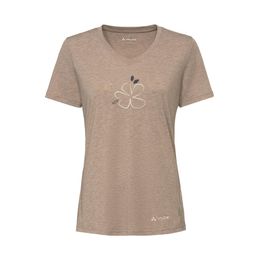 Vaude Funktionsshirt 'Skomer III' Damen Gr&ouml;&szlig;e XXS beige / camel / schwarz