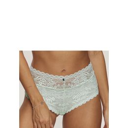 s.Oliver Damen Stringpanty "Danielle", Gr. 36, gr&uuml;n, Spitze, Obermaterial: 90% Polyamid, 10% Elasthan, Unterhosen, aus dezent transparenter Spitze in