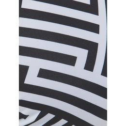 Buffalo Damen Push-Up-Bikini-Top "Gioletta", schwarz-wei&szlig;, Gr. 42, bedruckt, gemustert, Obermaterial: 83% Polyamid, 17% Elasthan. Futter: 100%