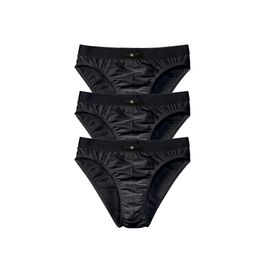 H.I.S. H.I.S Herren Slip, Gr. XXL, schwarz, Jersey, Obermaterial: 95% Baumwolle, 5% Elasthan, unifarben, Unterhosen, mit H.I.S Logo vorn