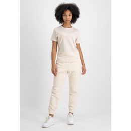 Herren T-Shirt "Unisex EMB T-Shirt", wei&szlig;, Gr. XS, Alpha Industries, Obermaterial: 100% Baumwolle, Shirts