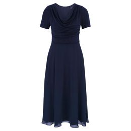 Vera Mont Damen Cocktailkleid "Damen im Glitzer-Look", blau, festlich, Gr. 50, Obermaterial: 100% Polyester. Futter: 100% Polyester, Kleider,