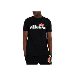 Ellesse Herren T-Shirt "T-Shirt SL PRADO TEE 1er Pack", schwarz, Gr. M, Obermaterial: 100% Baumwolle CO., Shirts