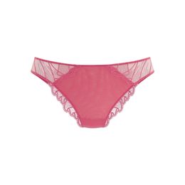 Lascana Damen Tanga "Gianna", Gr. 36, pink, Spitze, Obermaterial: 65% Polyamid, 32% Polyester, 3% Elasthan, Unterhosen, aus leicht schimmernder