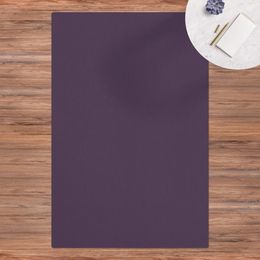 Bilderwelten Kork-Teppich Unifarben violett Korkmatte - Rotviolett - Deko Wohnzimmer Schlafzimmer