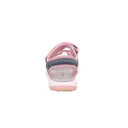 Superfit M&auml;dchen Sandale "PEBBLES WMS: mittel", Gr. 26, rosa, Lederimitat, Textil, Schuhe, Sandalette mit s&uuml;&szlig;em Motiv, Gr&ouml;&szlig;enschablone zum Download