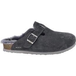 Josef Seibel Damen Clog "Hermine 09, granit", Gr. 45, grau, Obermaterial: 100% Rindsleder Leather cow., Schuhe