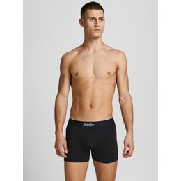 Jack & Jones JACK & JONES Herren Trunk "JACBASIC BAMBOO TRUNKS 3 PACK NOOS", Gr. L, schwarz, Jersey, Obermaterial: 65% Viskose, 30% Baumwolle, 5% Elasthan,