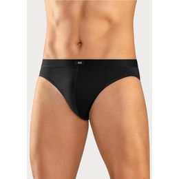 H.I.S. H.I.S Herren Slip, Gr. M, schwarz, Jersey, Obermaterial: 95% Baumwolle, 5% Elasthan, unifarben, Unterhosen, mit H.I.S Logo vorn