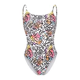 arena Swimsuit 'Water Prints' female White size L
