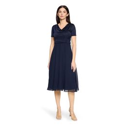 Vera Mont Damen Cocktailkleid "Damen im Glitzer-Look", blau, festlich, Gr. 44, Obermaterial: 100% Polyester. Futter: 100% Polyester, Kleider,