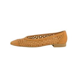Paul Green Damen Ballerina "Paul Green Ballerinas Nubukleder/Textil", Gr. 36, braun, Nubukleder, Textil, Schuhe