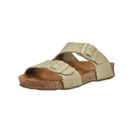 Hausschuh Haflinger "Haflinger Hausschuhe Leder", Herren, Gr. 40, beige, Leder, Schuhe Hausschuh
