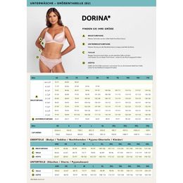Dorina Damen Neglig&eacute; "Origins", Gr. L, rosa, Spitze, Obermaterial: 86% Polyester, 9% Elasthan, 5% sonstige Fasern, unifarben, Kleider, mit Spitze,