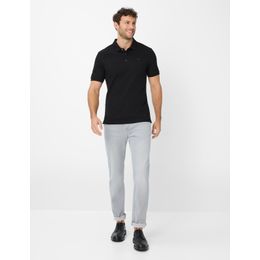 Brax Herren Poloshirt "Style PETE", schwarz, Gr. L, 96% Baumwolle, 4% Elasthan, Shirts