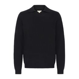 Blend Herren Longsleeve "Strickpullover BHBRANKO", schwarz, Gr. XXL, Obermaterial: 60% Wolle mw. 40% Nylon NY., Shirts