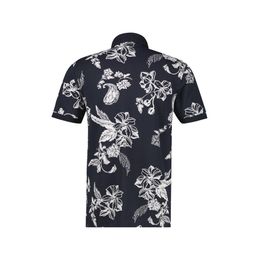 Lerros Herren Poloshirt "Poloshirt mit floralem All-over-Print, grosse Gr&ouml;&szlig;en", blau, Gr. 4XL, 100% Baumwolle, Shirts