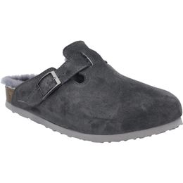 Josef Seibel Damen Clog "Hermine 09, granit", Gr. 39, grau, Obermaterial: 100% Rindsleder Leather cow., Schuhe