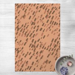 Bilderwelten Kork-Teppich Illustration grau Korkmatte - Dicker Borstenpinsel Schwarzwald - Deko Wohnzimmer Schlafzimmer