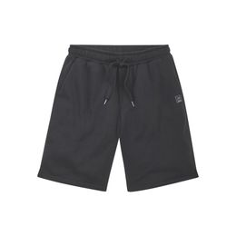 John Devin Damen Sweatshorts "- kurze Hose aus innen angerauter Sweatware", Gr. Mschwarz, angeraute Sweatware, Obermaterial: 60% Baumwolle, 40%