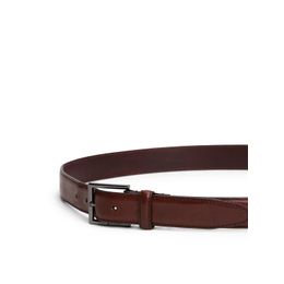 Tommy Hilfiger Herren Lederg&uuml;rtel "HUDSON LEATHER 3.0 cm breit", braun, Gr. 110, unifarben, Web, Rindsleder, G&uuml;rtel, Gr&ouml;&szlig;enverstellbar