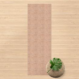 Kork-Teppich - Wilde Silberne Glanzpunkte - Illustration silber Korkmatte Deko Wohnzimmer Schlafzimmer